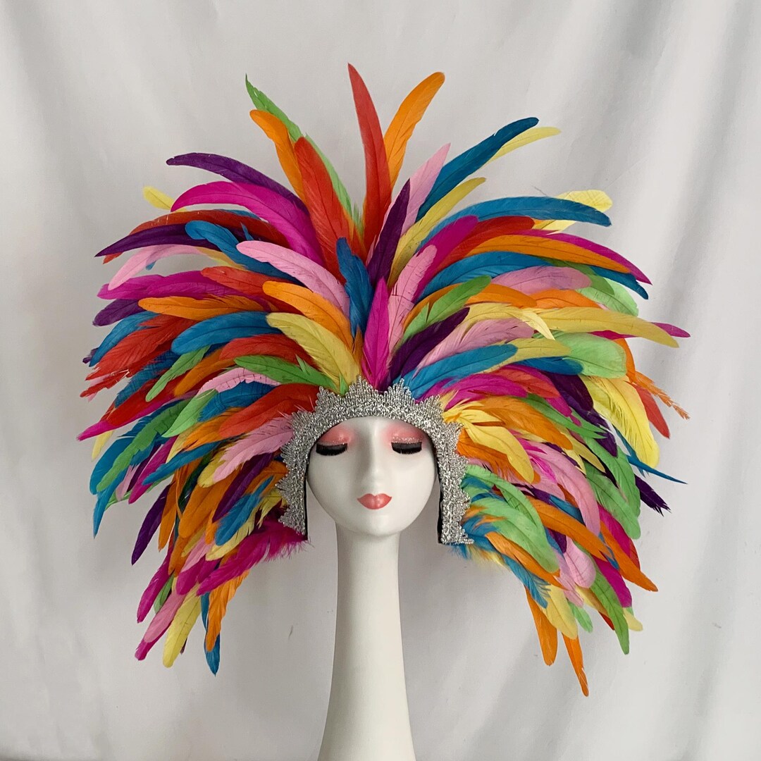 Carnival Headpiece/gatsby Flapper Headband/samba Party Crystal Headband ...