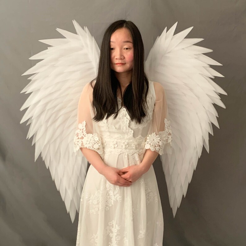 Extra Large Size White Angel Wings Cosplay Photoshoot - Etsy