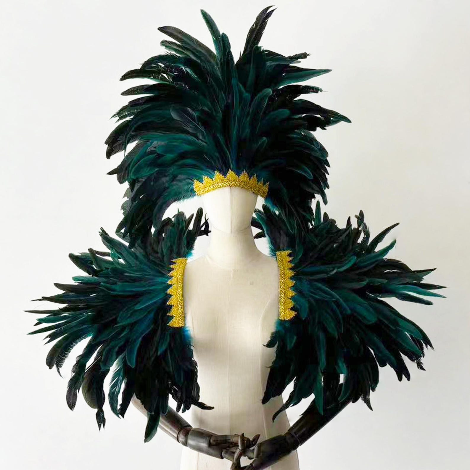 Carnival Headpiece/gatsby Flapper Headband/samba Party Crystal Headband ...