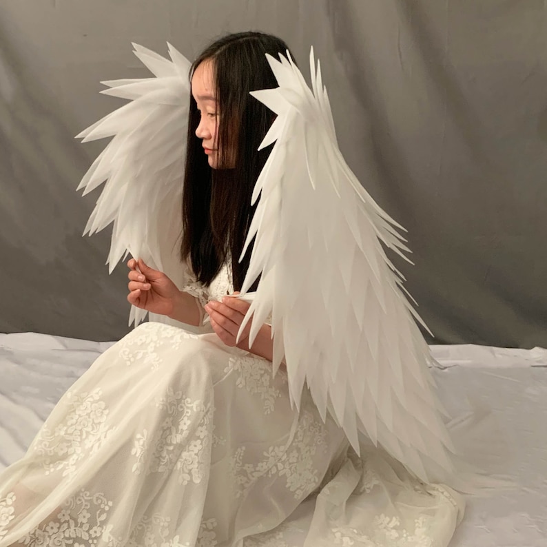 Extra Large Size White Angel Wings Cosplay Photoshoot - Etsy