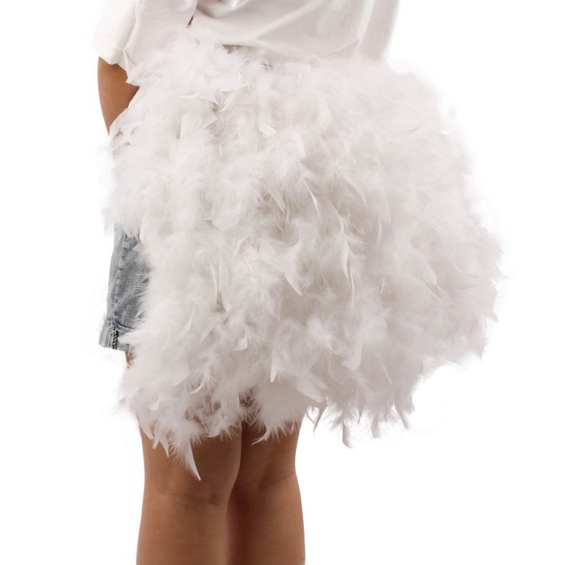 Simple Economical Feather Tail Fan Tail Back Bustle Boa Tutu Costume ...