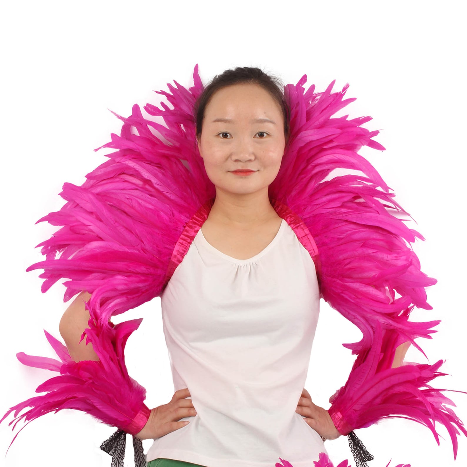 4ply Halloween Collar/carnival Shawl/carnival Scarf/showgirl - Etsy