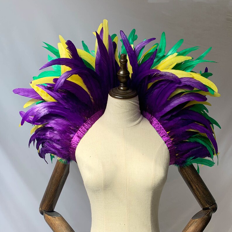 4ply Showgirl Feather Shawl Carnival Feather Scarf Stage Show - Etsy