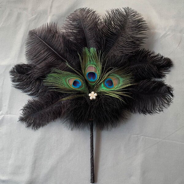 Peacock Fan - Etsy