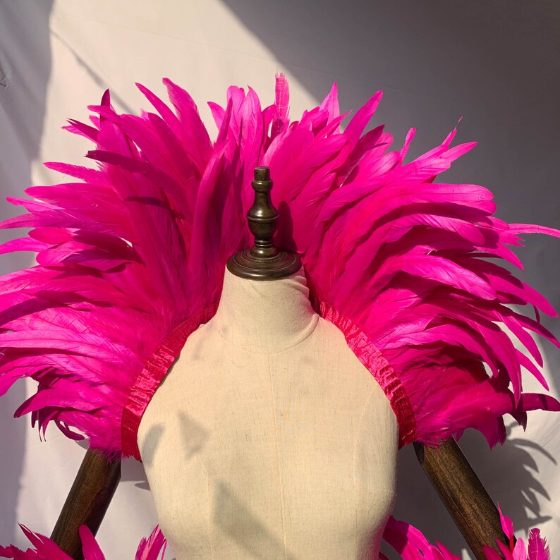 4ply Showgirl Feather Shawl Carnival Feather Scarf Stage Show - Etsy