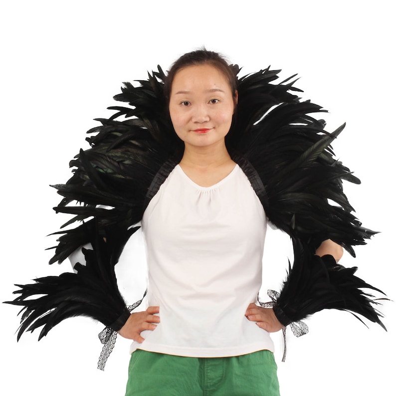 4ply Halloween Collar/carnival Shawl/carnival Scarf/showgirl - Etsy