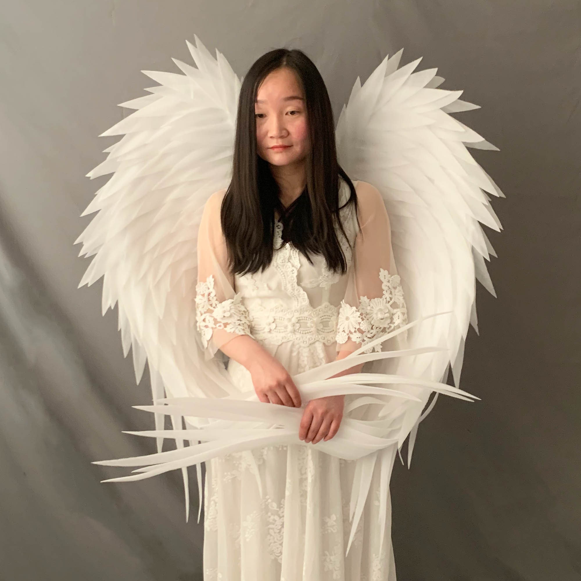 Extra Large Size White Angel Wings Cosplay, Photoshoot Victoria Secret ...