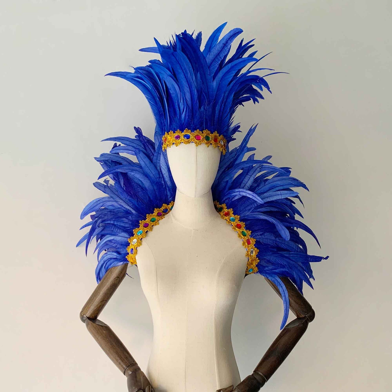 4ply Showgirl Feather Shawl Carnival Feather Scarf Stage Show Feather ...