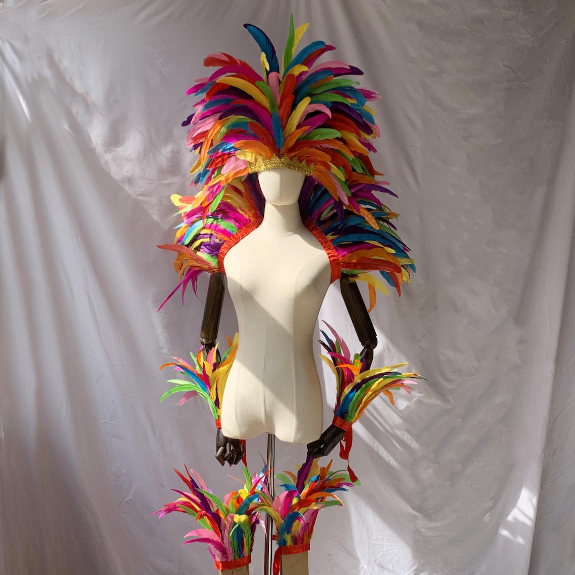 Carnival Headpiece/carnival Feather Headdress/samba Party Costumes ...