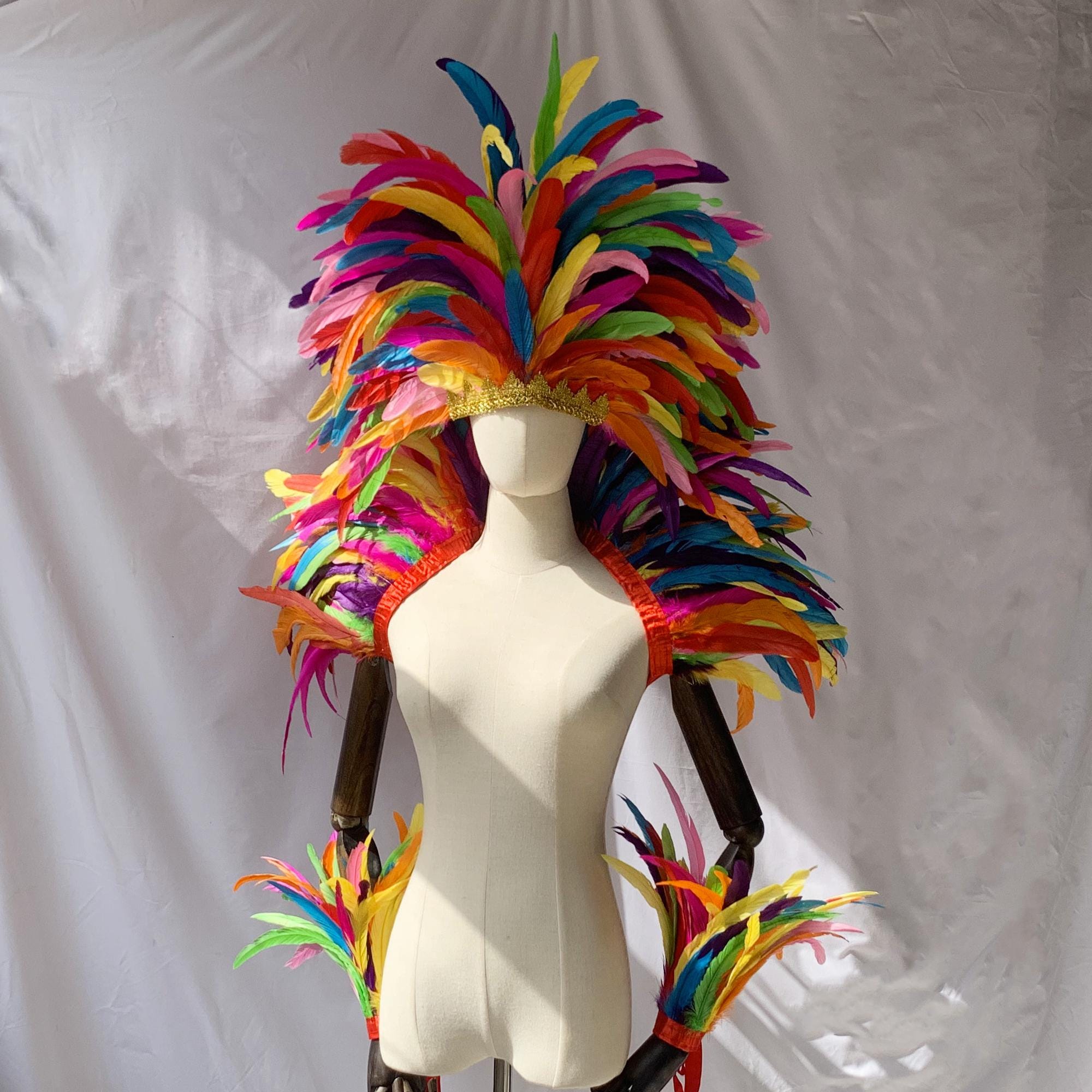 Carnival Headpiece/carnival Feather Headdress/samba Party Costumes ...