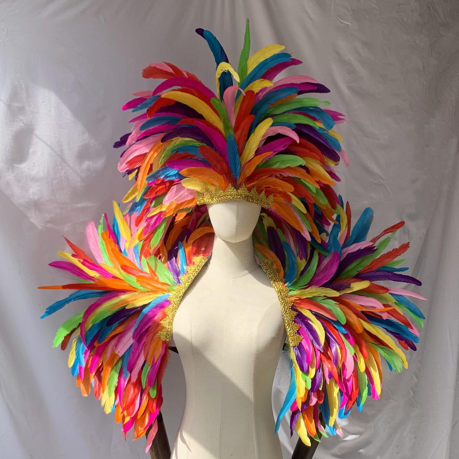 Carnival Headpiece/carnival Feather Headdress/samba Party Costumes ...