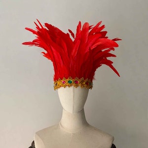 4ply Showgirl Feather Shawl Carnival Feather Scarf Stage Show Feather ...