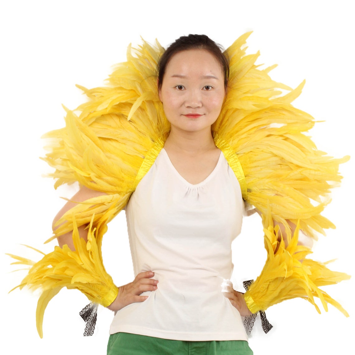 4ply Halloween Collar/carnival Shawl/carnival Scarf/showgirl - Etsy