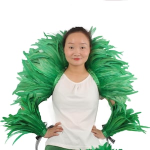 4ply Halloween Collar/carnival Shawl/carnival Scarf/showgirl Cape ...