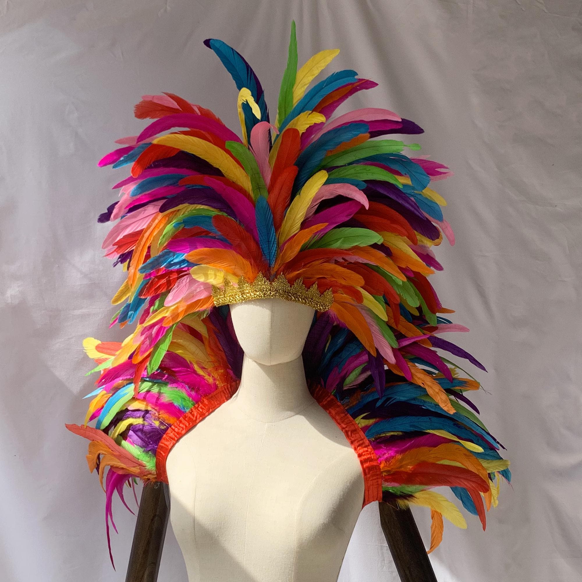 Carnival Headpiece/carnival Feather Headdress/samba Party Costumes ...