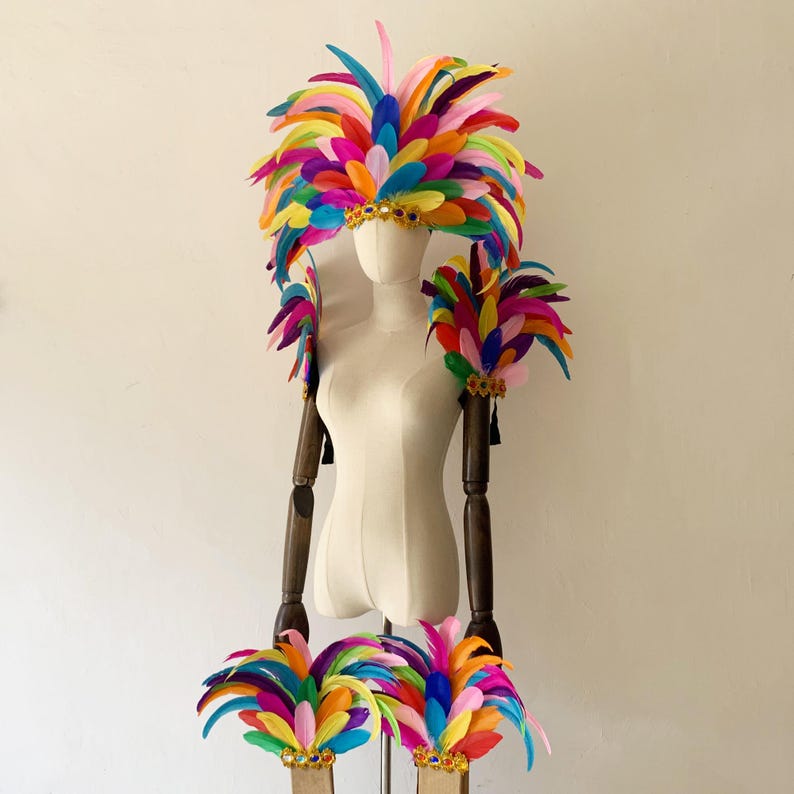 Carnival Headpiece/gatsby Flapper Headband/samba Party Crystal Headband ...