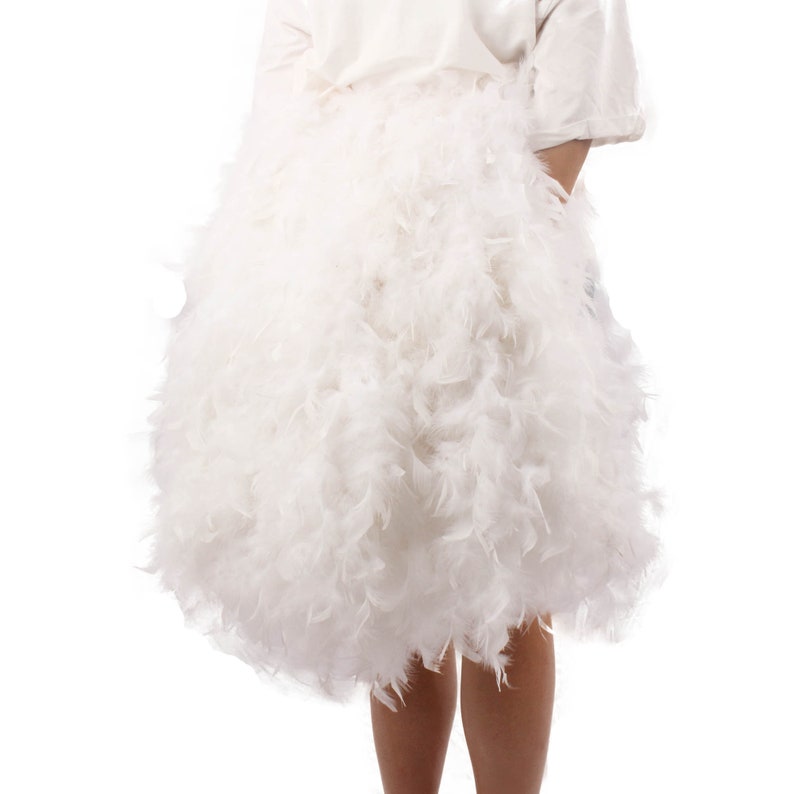 Simple Economical Feather Tail Fan Tail Back Bustle Boa Tutu Costume ...