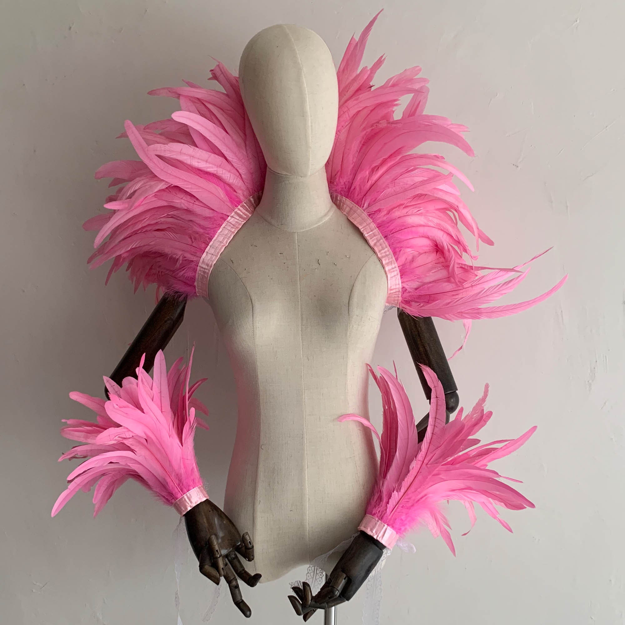 4ply Showgirl Feather Shawl/ Carnival Feather Scarf/ Stage Show Feather ...