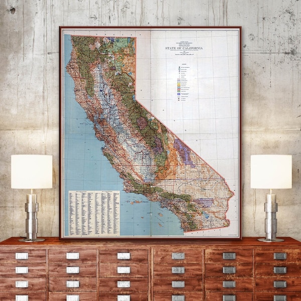 California Poster - Etsy
