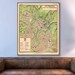 Vintage Map of Bali, Old Bali Map, Bali Wall Map, Tourist Map of Bali ...
