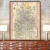 Vintage Map of Bali, Old Bali Map, Bali Wall Map, Tourist Map of Bali ...