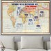 Soviet Russia Map of the World, Cold War Poster, Union of Soviet ...