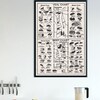Vintage Chart of Musical Terminology and Symbols, Musical Alphabet or ...