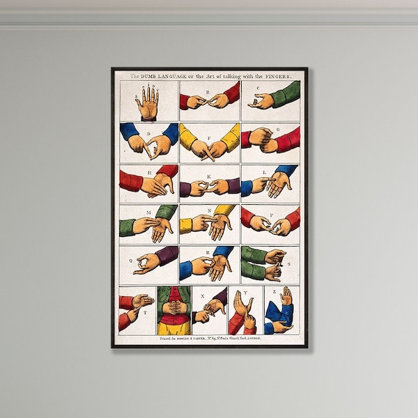 Fingerspelling - Etsy