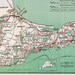 Vintage Road Map of Cape Cod Massachusetts, Cape Cod Map Print ...