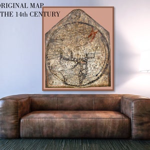 Hereford Mappa Mundi, Famous Medieval World Map, Depicts What the World ...