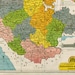 Vintage Map of the Mysore State, Kingdom of Mysore, Mysore Map, Indian ...