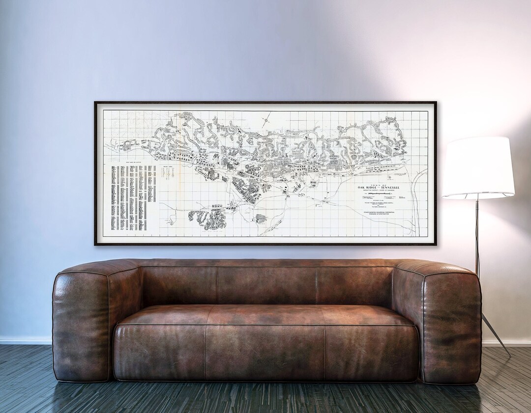 The Manhattan Project, Oak Ridge Tennessee Map, Atomic Bomb, Nuclear ...