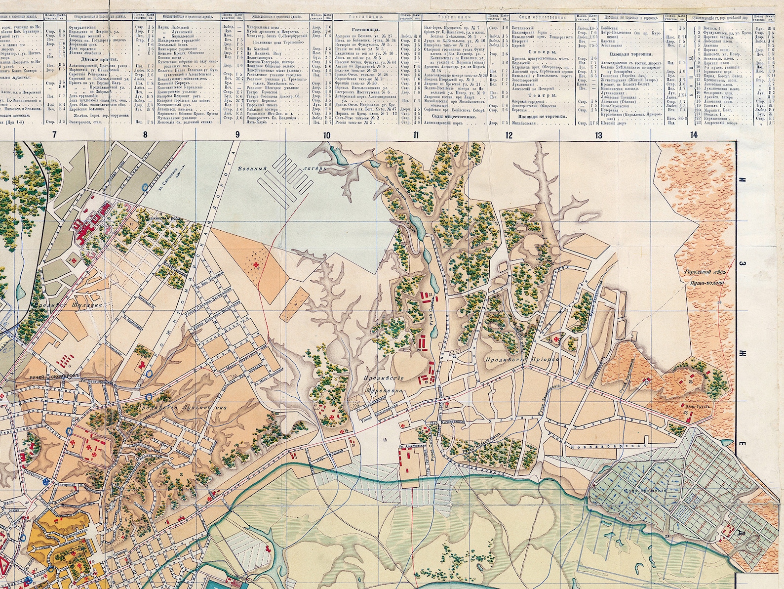 Vintage Map of Kyiv Old Kyiv Map Kyiv City Wall Art Kyiv - Etsy