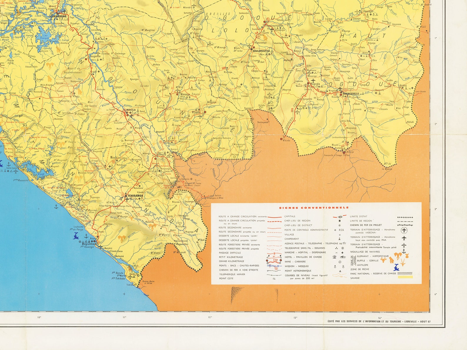 Vintage Map of Gabon Old Gabon Print Gabon Wall Art Gabon - Etsy