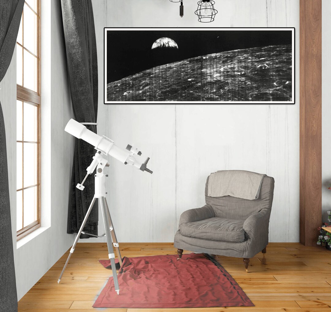 The First View of Earth Taken by a Spacecraft From the Moon on August ...