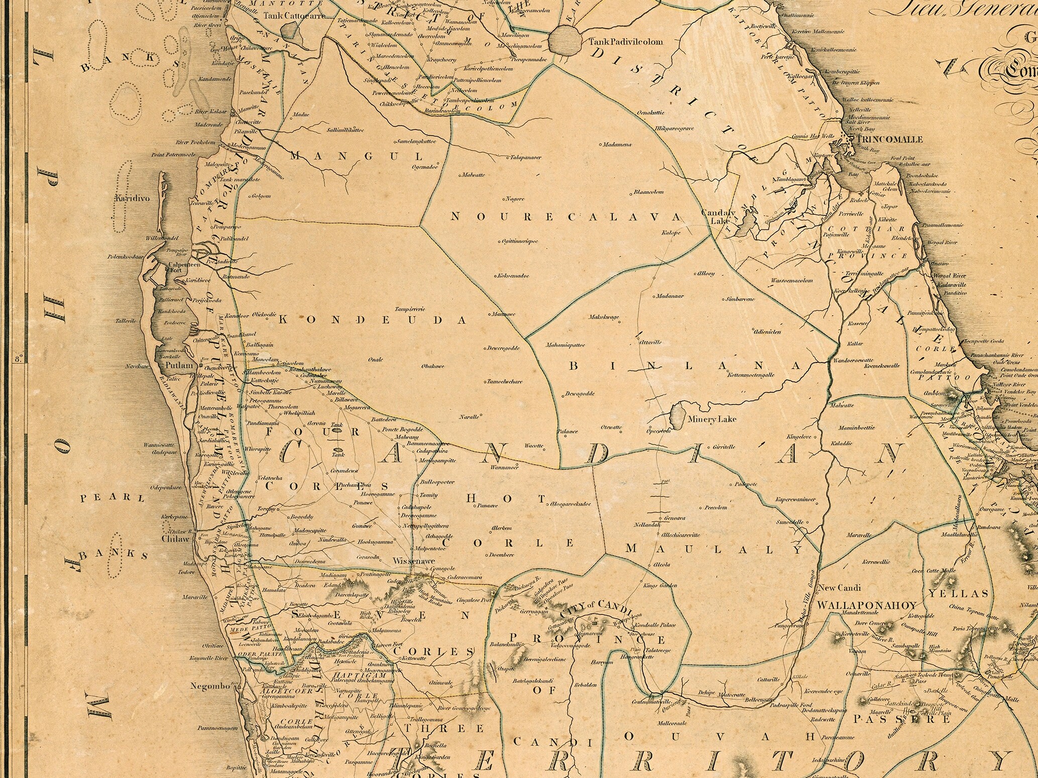 Vintage Map of Ceylon Old Ceylon Map Ceylon Wall Art Sri - Etsy UK