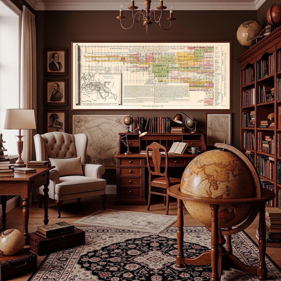 Chronological World Empires Map | Ancient History Chart With Roman ...
