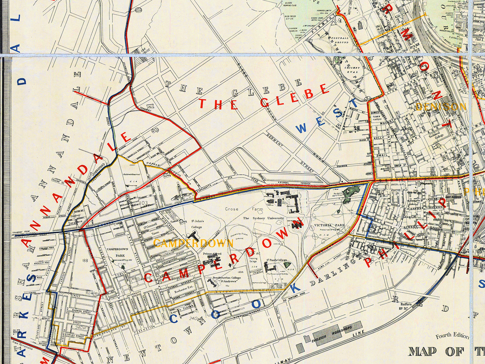 Vintage Map of Sydney Old Sydney Map Australia Maps - Etsy