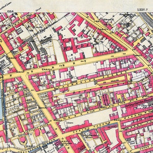 Vintage Map of Aberdeen, Old Aberdeen Map, Aberdeen Print, Aberdeen ...