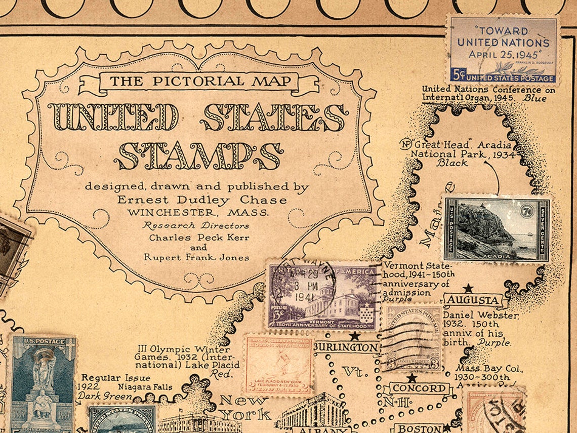 United States Stamps poster U.S. postage stamps philatelic | Etsy