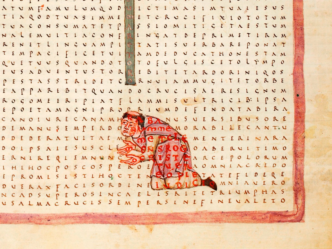 Religious Wall Art Biblical Print Graphic Poem on the - Etsy