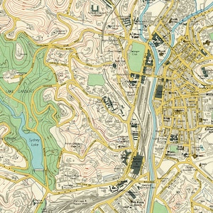 Vinatge Map of Kuala Lumpu Old Kuala Lumpur Map Kuala Lumpur - Etsy