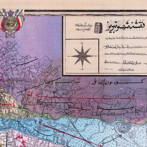 Vintage Map of Tabriz, Large Old Tabriz Iran Map Gifts Decor. - Etsy