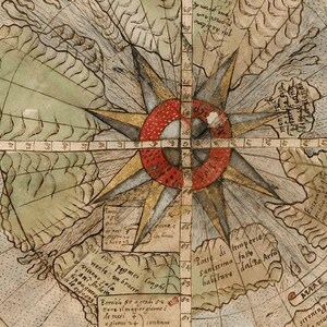 Urbano Monte World Map Print: Renaissance Planisphere Wall Art - Etsy
