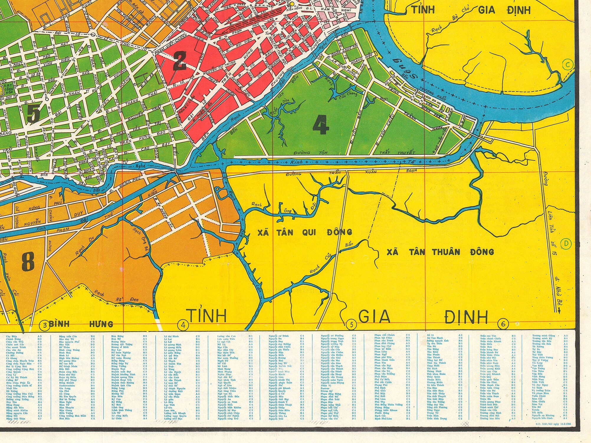 Vintage map of Saigon Ho Chi Minh map old Saigon map Ho Chi | Etsy