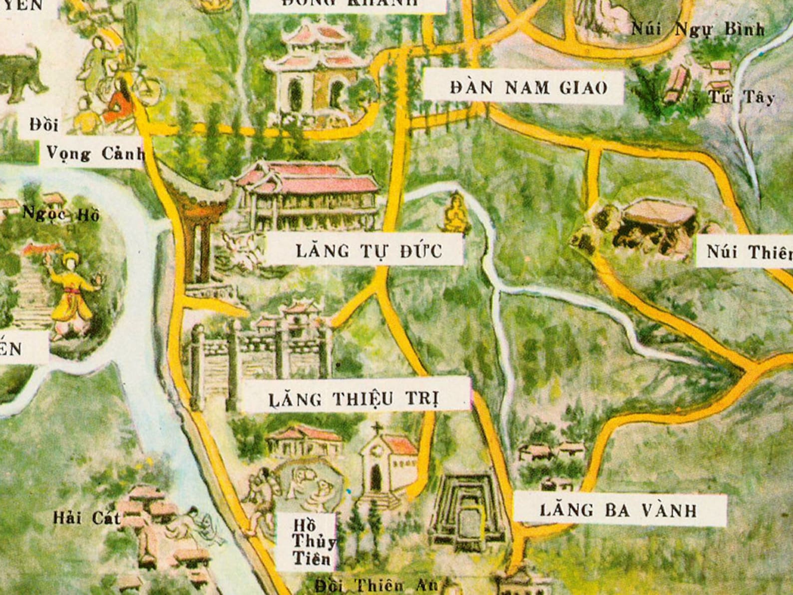 Vintage Map of Hue Vietnam Hue Map Hue Vietnam Old Hue Map | Etsy