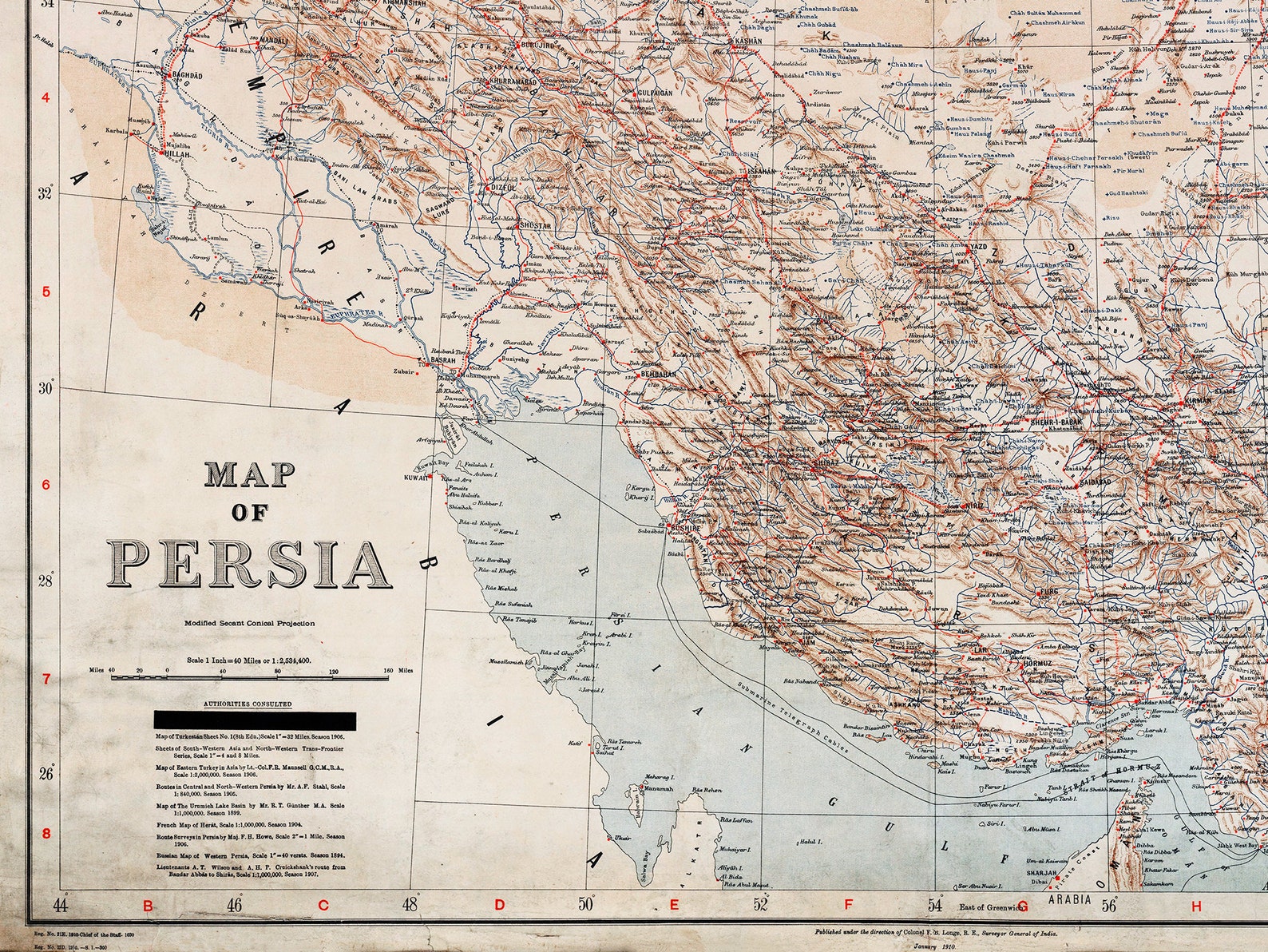 Vintage Map of Iran Iran Wall Art Old Iran Print Iranian - Etsy