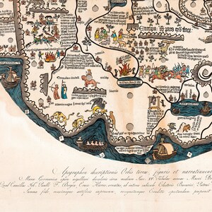 The Famous Cardinal Borgia World Map, One of the Most Precious Pieces ...