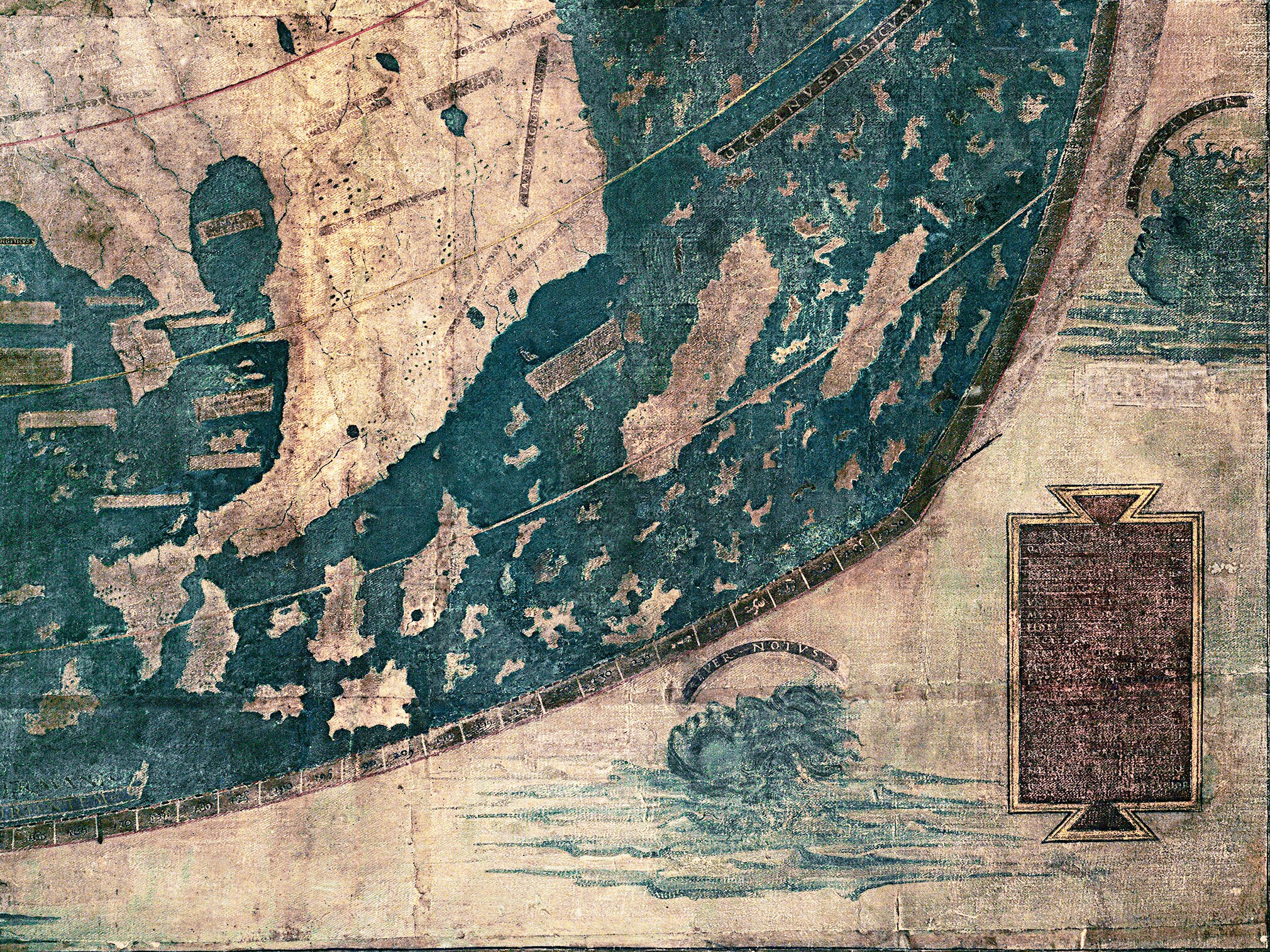 Map of the World of Christopher Columbus Important Medieval - Etsy