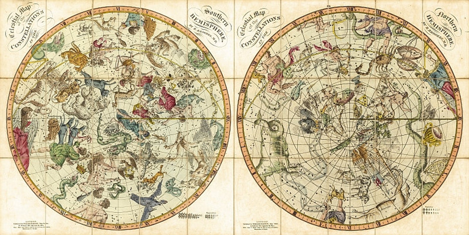 Celestial Map ,constellation Map, Heavens Map, Astronomical Map ...